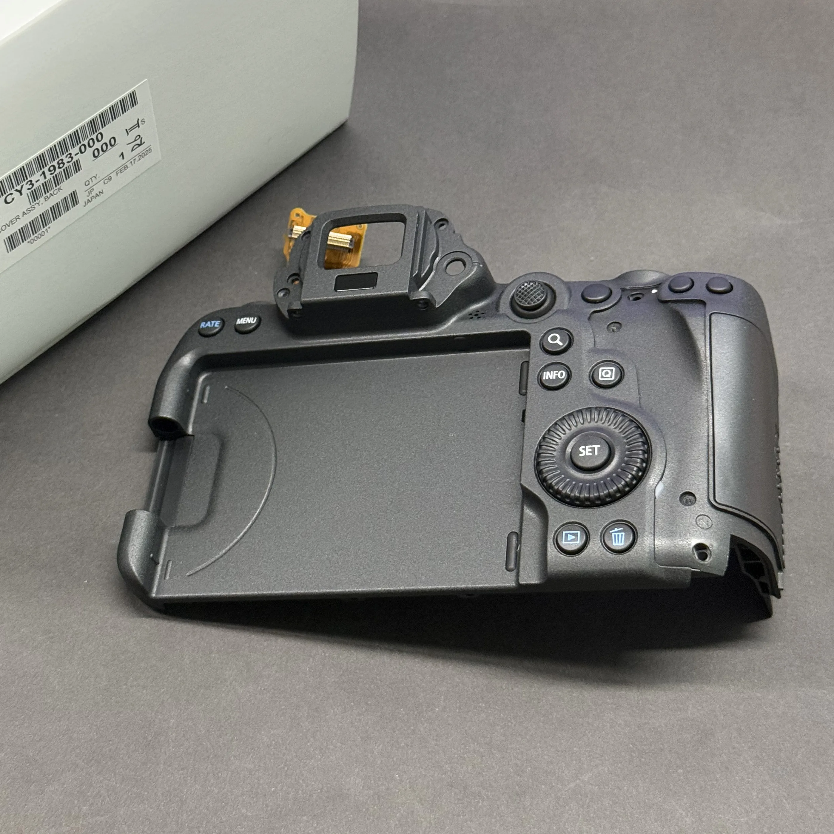 NEW For Canon R6 Back Cover Rear Case Shell + Dial Wheel Button + SD ...