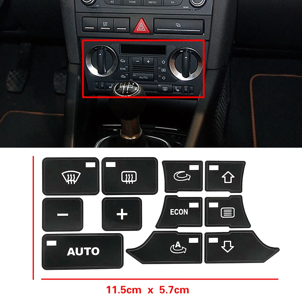 For-Audi-A3-8P-2003-2004-2008-Car-Air-Conditioner-Climate-AC-Switch ...