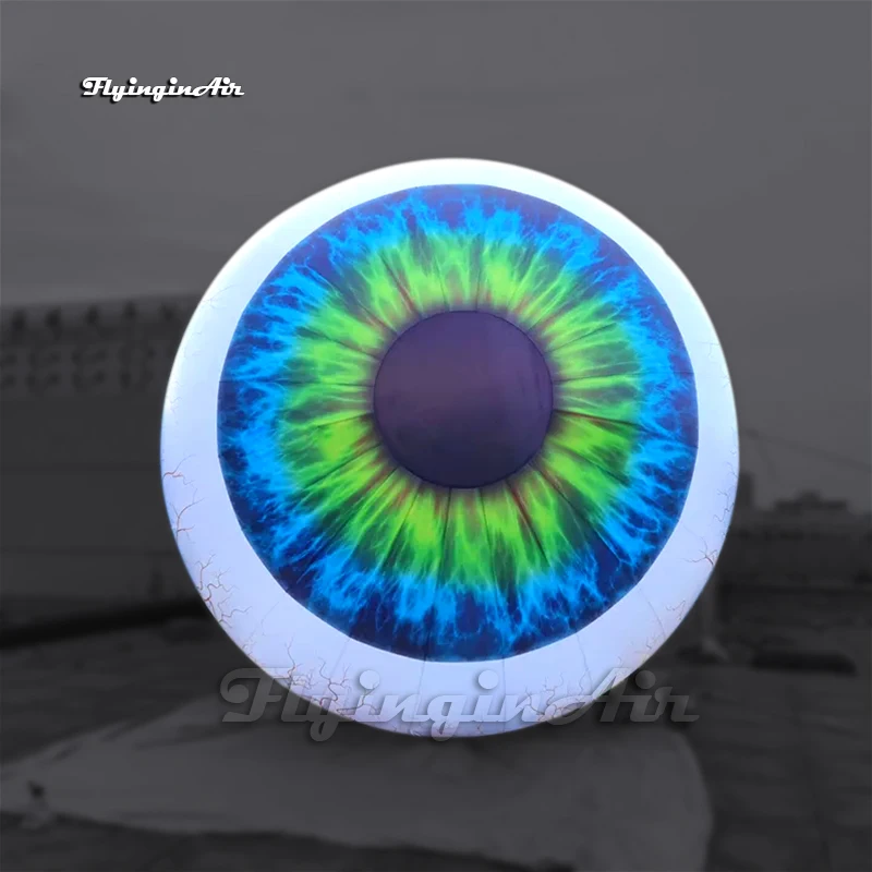 Huge Hanging/Ground LED Inflatable Eyeball Balloon For Carnival Party ...