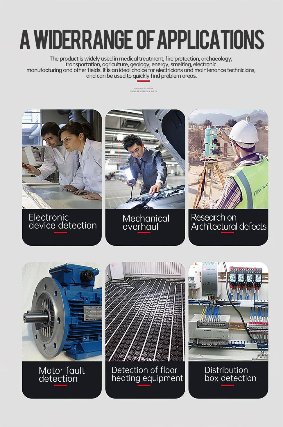 A-BF Infrared Thermal Imager RX-300 -20°C~550°C Industrial Floor ...