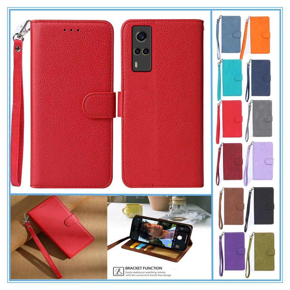 Funda-con-tapa-para-Vivo-Y31-2021-V2036-carcasa-con-billetera-para-Vivo ...