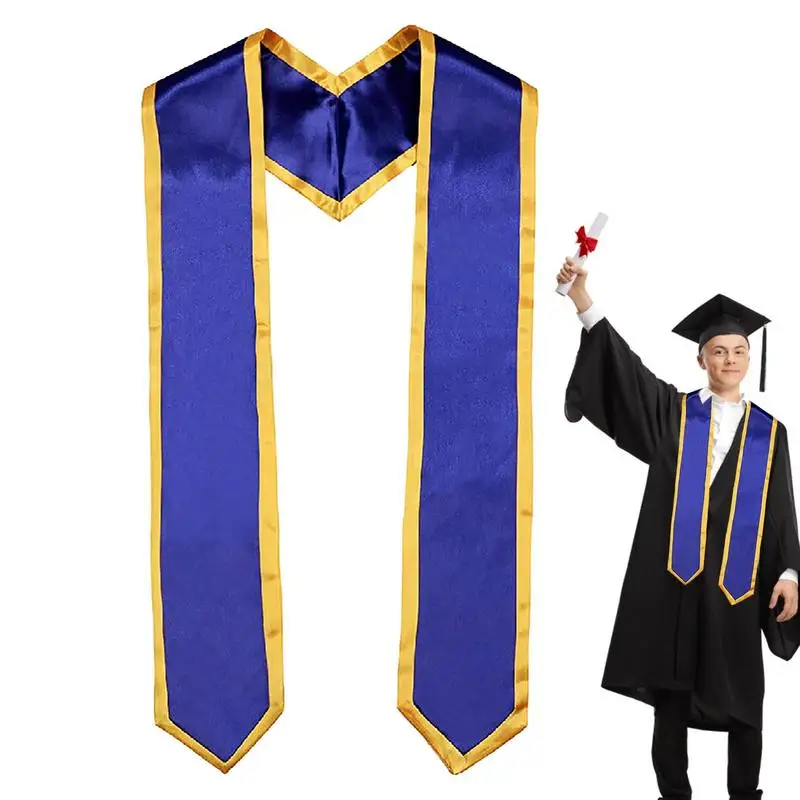 Graduation-Stole-Sash-Unique-Plain-Adult-Graduation-Ceremonial-Belt ...