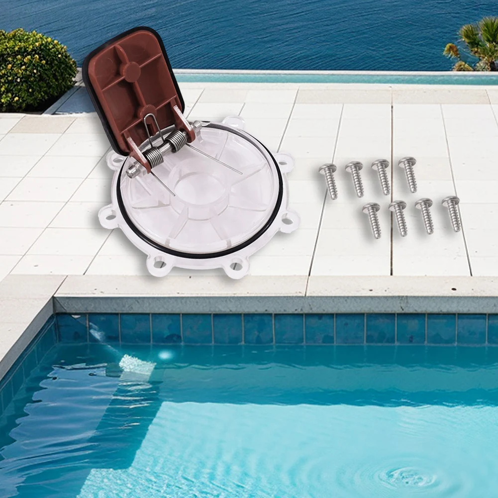 Pool Check Valve 7056 Flapper Stainless Steel Spring Stainless Steel ...
