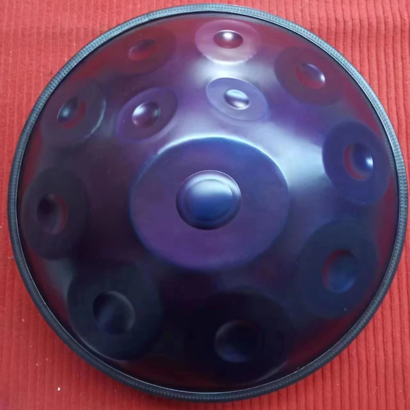 2023-new-hand-pan-instrument-10-tone-D-steel-tongue-drum-nitrogen ...