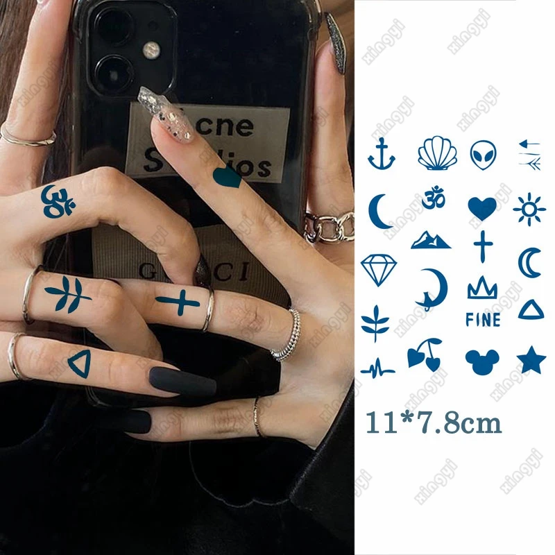 Cross Tattoo On Finger Tumblr