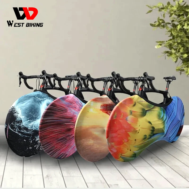 WEST BIKING Bicycle Cover MTB Road Bike Guard Chain Crankset Protector ...