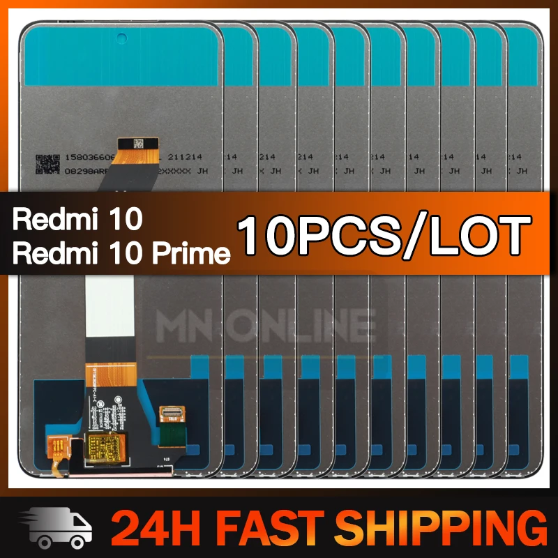 10pcs/lot 6.5" Original For Xiaomi Redmi 10 LCD Display Touch Screen ...