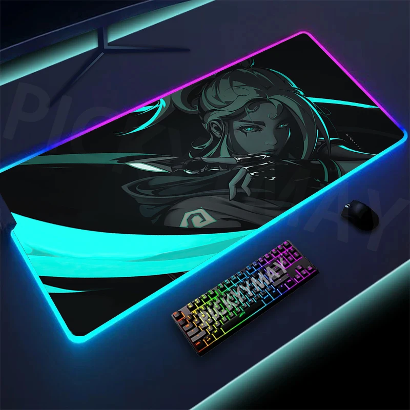 Valorant-Large-RGB-Gamer-Mousepad-40x90cm-Mouse-Mat-Gaming-Mousepads ...