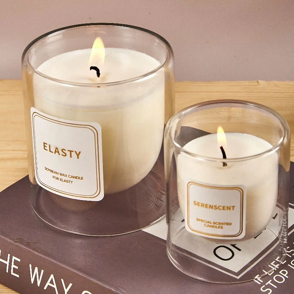 Luxury Class Candle Jar Big Small Cylinder Candle Container Candlestick ...