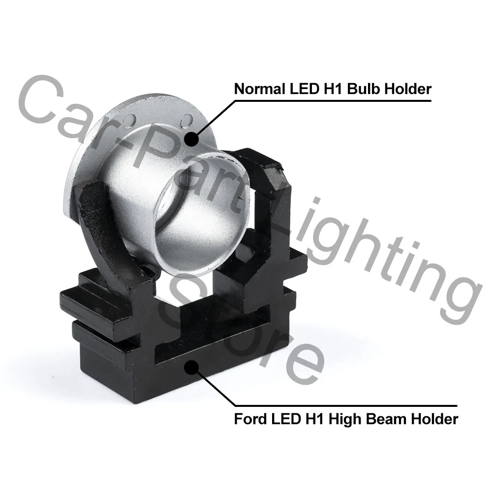 2Pcs-H1-Car-Led-Lamp-Bulb-Base-Adapter-Holder-Auto-Headlamp-Socket ...