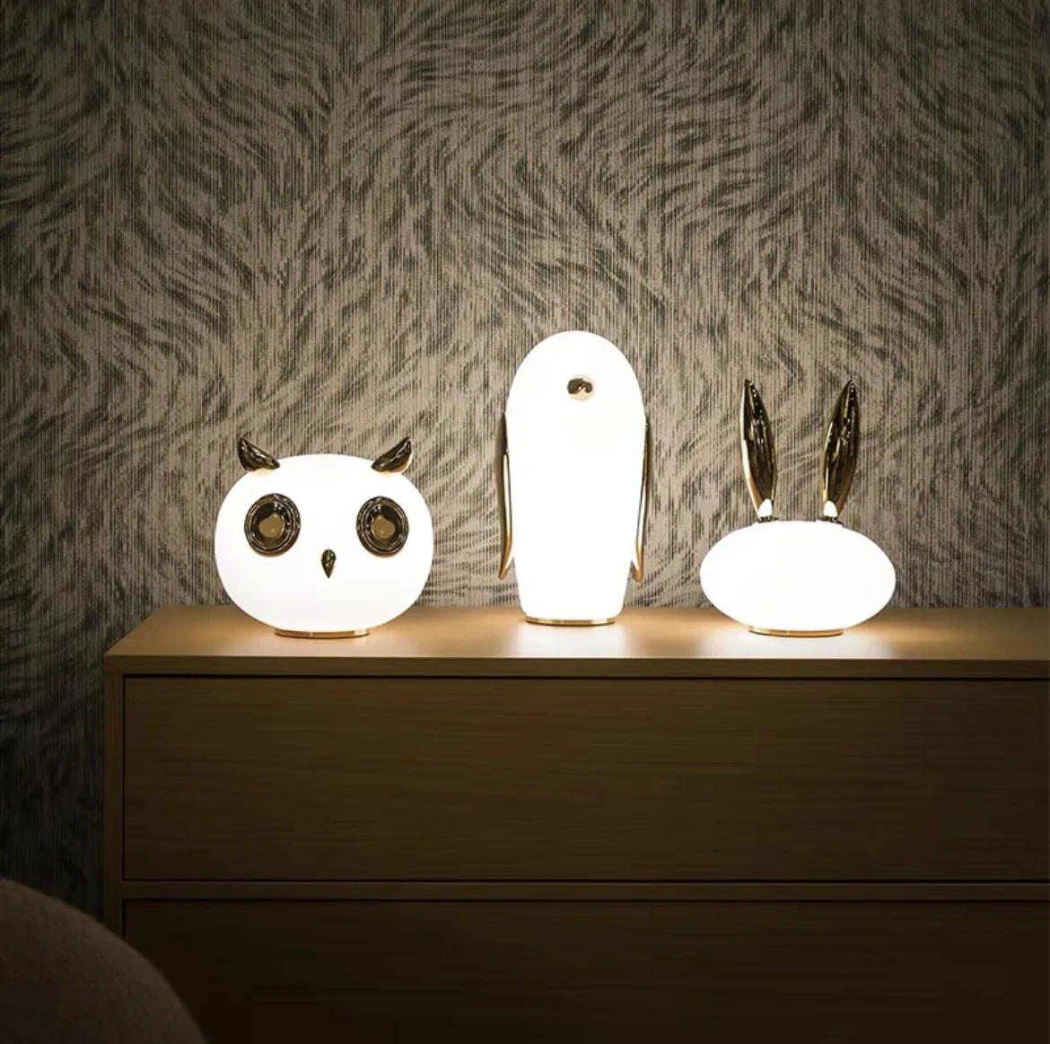 Glass-Post-modern-Simple-Creative-Bedroom-Animal-Bedside-Lamp-Nordic ...