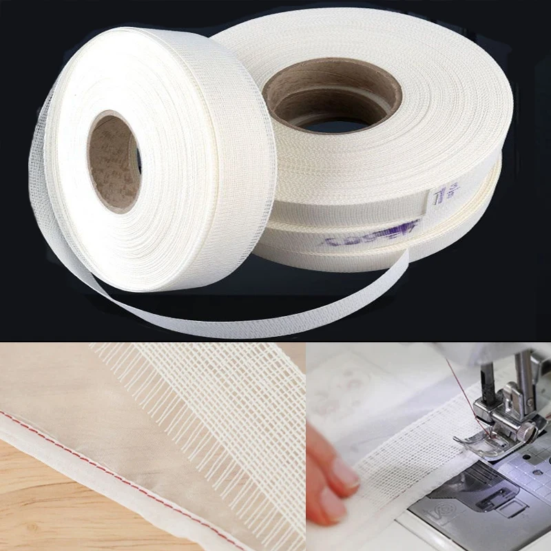 3-5-10-20m-Roll-Polyester-Fishbone-Crimping-Lining-Diy-Sewing-Clothing ...