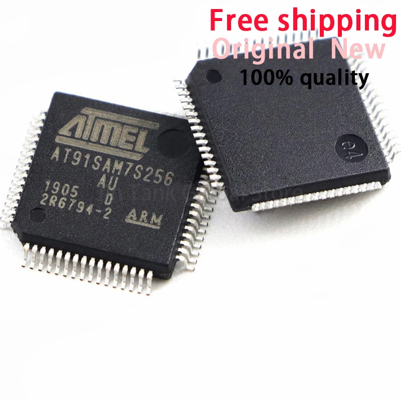 AT91SAM7S256-AU QFP64 AT91SAM7S256 91SAM7S256 LQFP-64 New original ic chip In stock