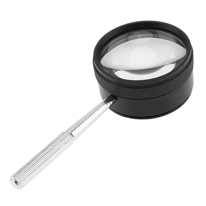 Magnifying-Glass-35X-Double-Glass-Lens-Magnifying-Glass-50mm-Metal ...