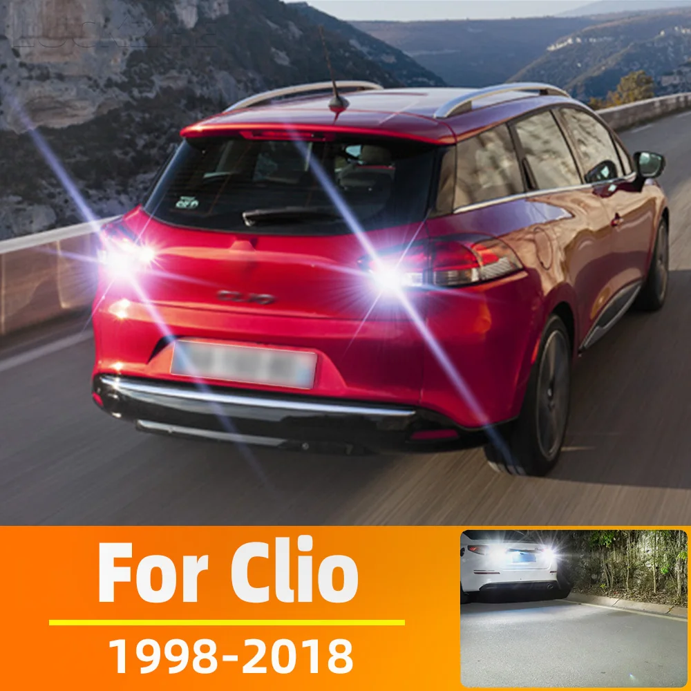 2pcs Led Reverse Light For Renault Clio 2 3 4 Accessories 1998-2018 ...