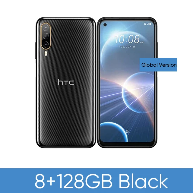 Original New HTC Desire 22 Pro Global Smartphone 6.6 inch octa core dual sim card 8GB+128GB 64MP ...