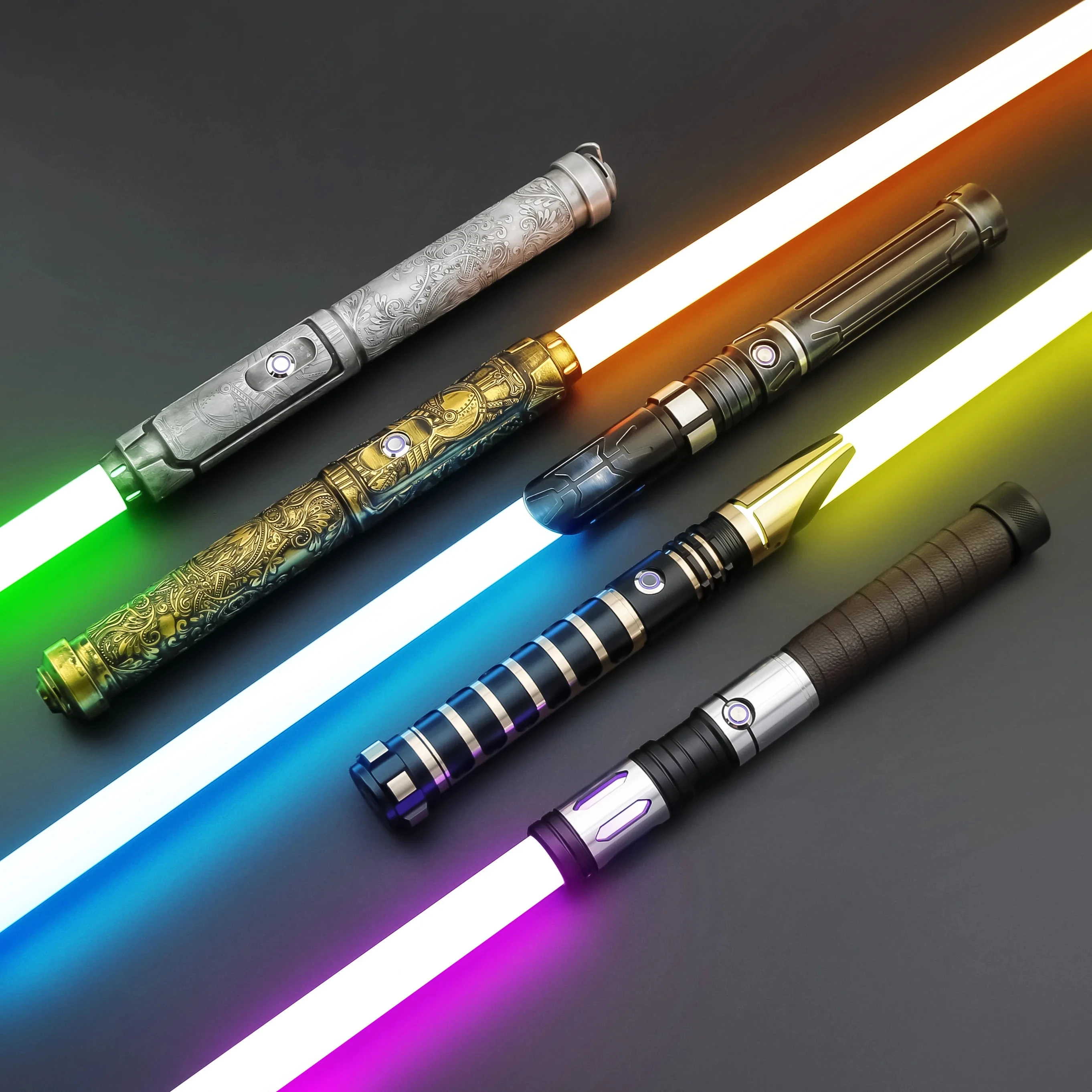 RGB-Metal-Lightsaber-Laser-Sword-Smooth-Swing-16colors-Rave-Cosplay ...