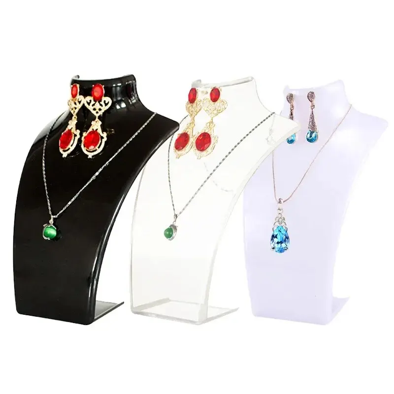 Acrylic-Jewelry-Display-Stand-For-Necklaces-Pendants-Ideal-For ...