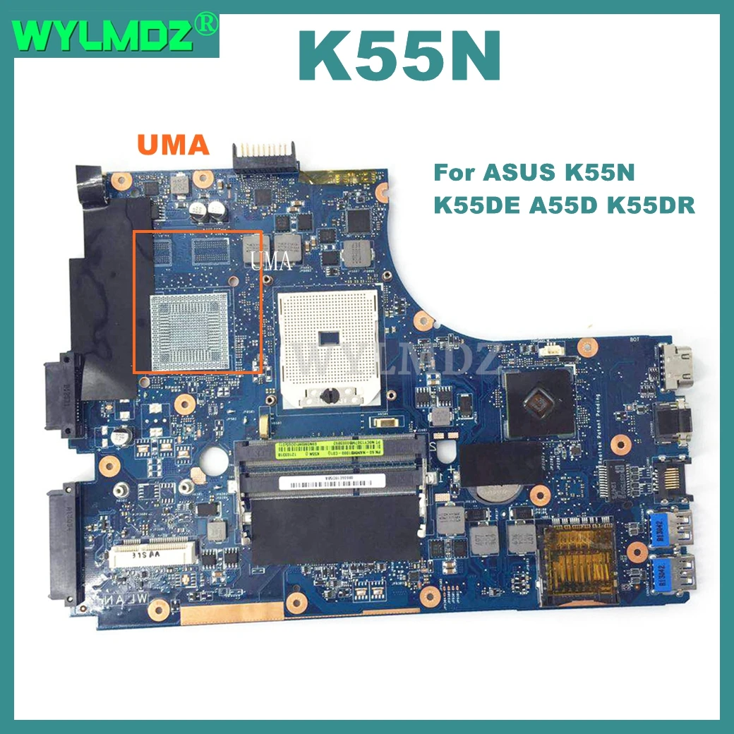 K55N Motherboard For ASUS K55N K55DE A55D K55DR Notebook Computer ...