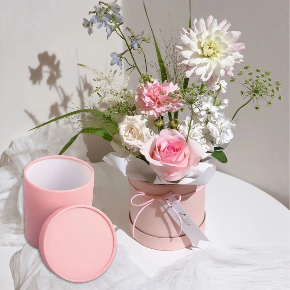 Small-Bucket-Flower-Box-Gift-Rose-Bouquet-Home-Flower-Arrangement ...