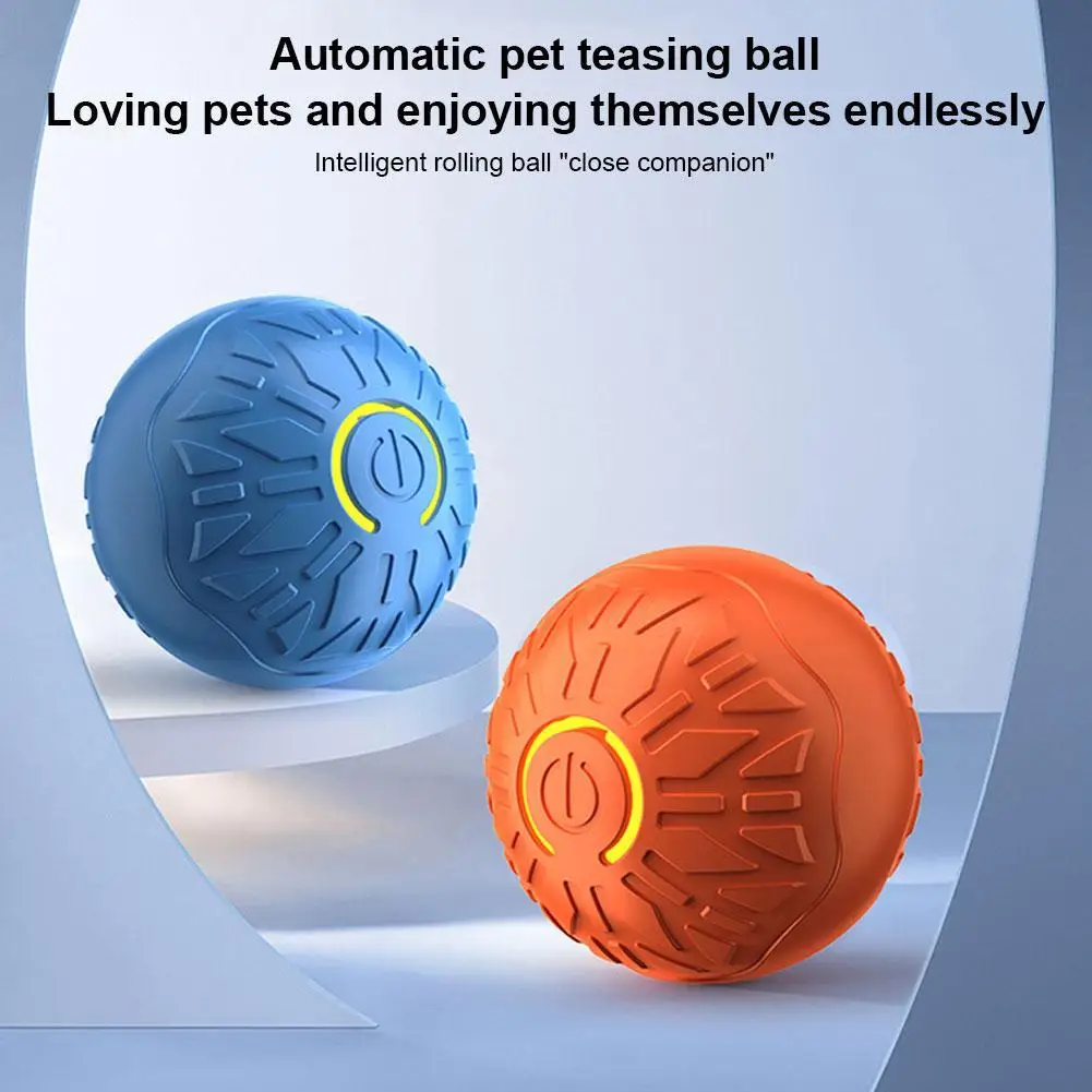 USB Electronic Smart Dog Toy Ball Self Rotating Ball For Puppy Birthday ...
