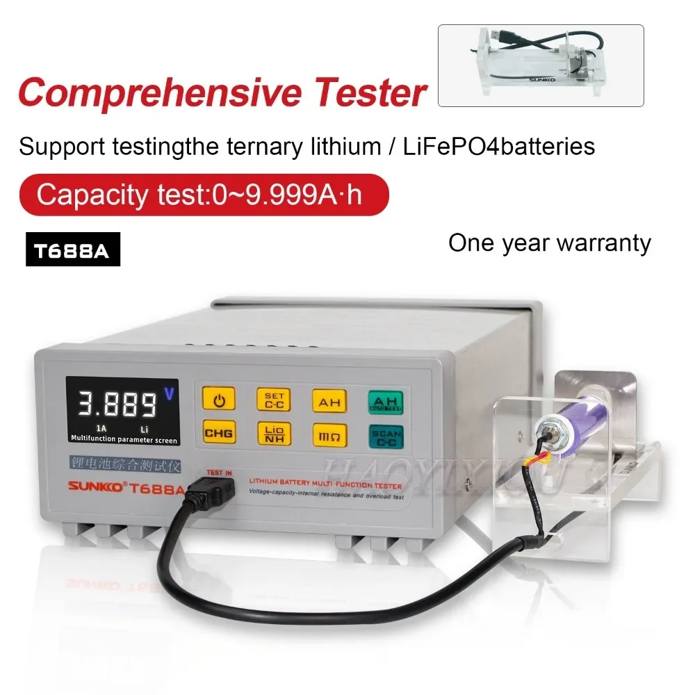 SUNKKO-T-688A-18650-Lithium-Battery-Capacity-Tester-for-Voltage ...