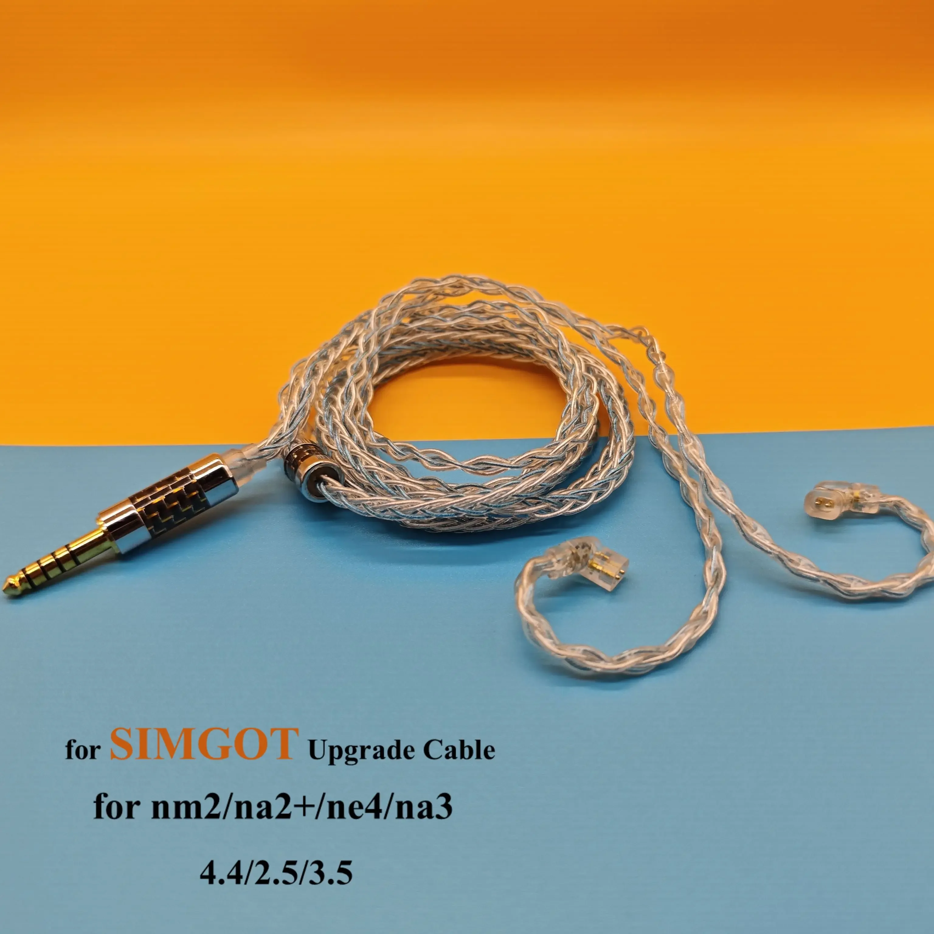 Silver-Plated-Earphones-SIMGOT-Upgrade-Cable-with-MIC-8-Core-Nm2-Na2 ...