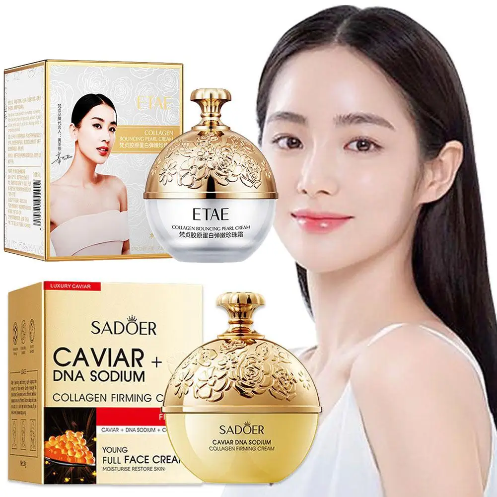 30g Caviar Face Cream Collagen Moisturizing Korean Cosmetic Facial ...