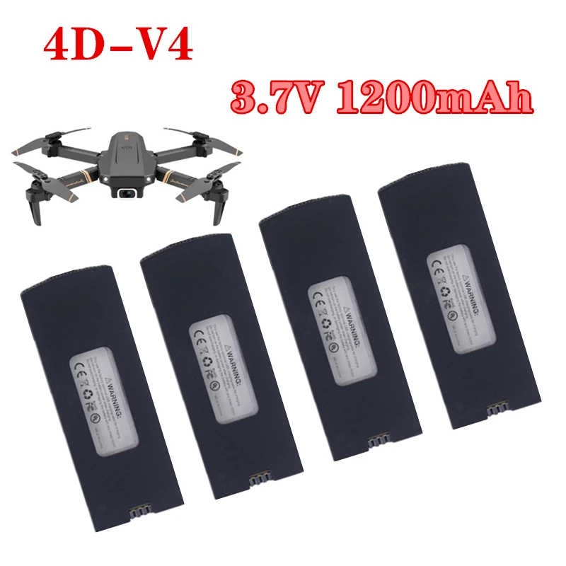 RC-Drone-Battery-3-7V-1200mAh-Lithium-Battery-For-4DRC-V4-4D-V4-Aerial ...