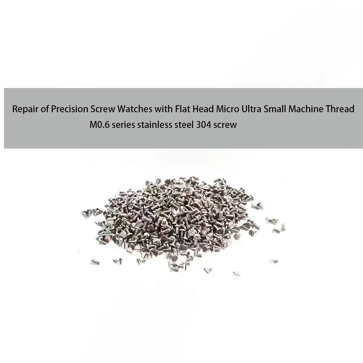 Watch-accessories-M0-6-slotted-flat-head-micro-Chronometer-watch ...