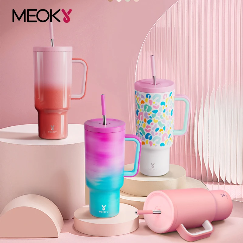 Meoky-40oz-Vacuum-Cup-Stainless-Steel-Multi-style-Tumbler-with-Straw ...