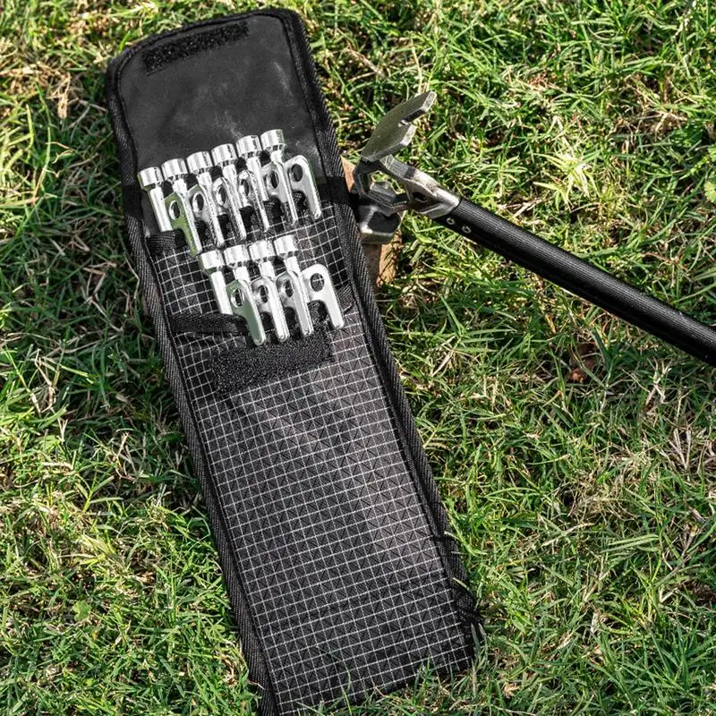 Tent Stake Storage Bag Large Capacity Camping Tent Organizer Pouch ...