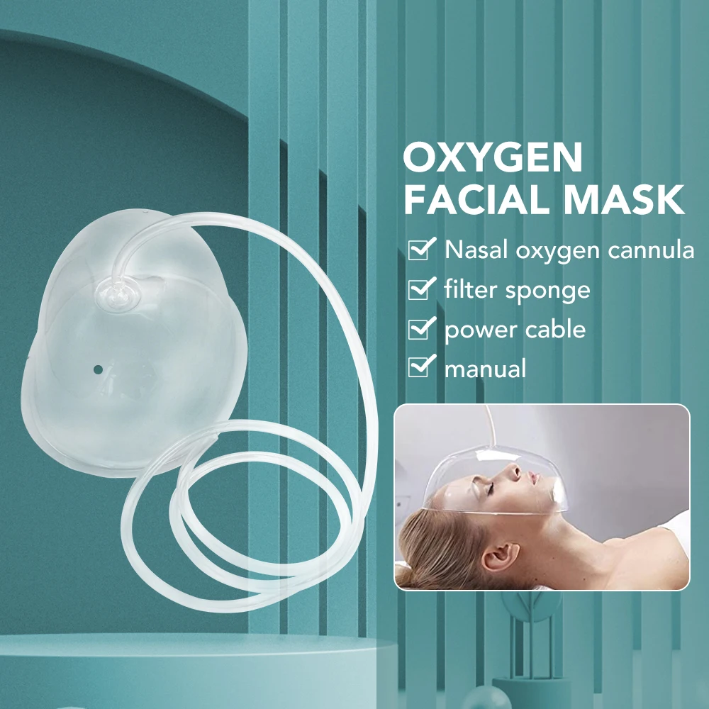 Resoxy Oxygen Injector Full Face Mask For Face Skin Beauty Spa Whole Face Cover For Oxygen ...