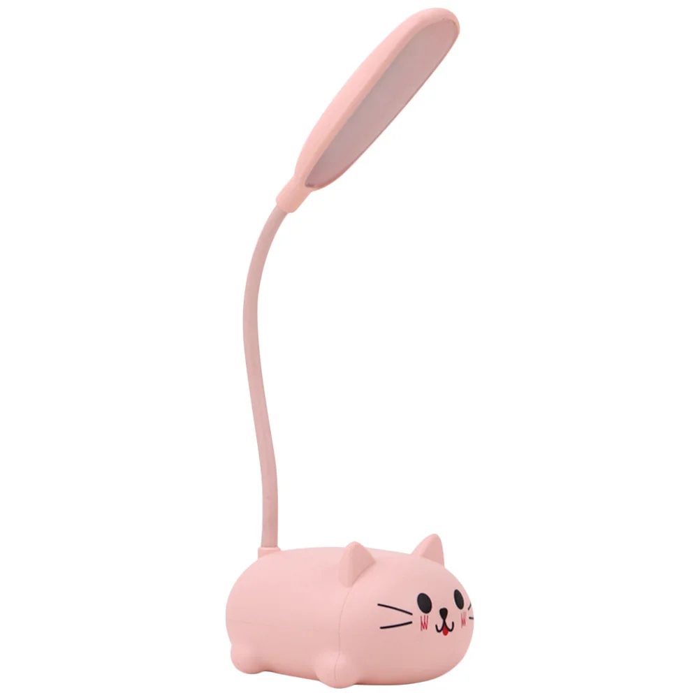 Cute-Cat-Accessories-Pink-Kitten-Table-Lamp-The-Child-Kids-Desk-Lamps ...