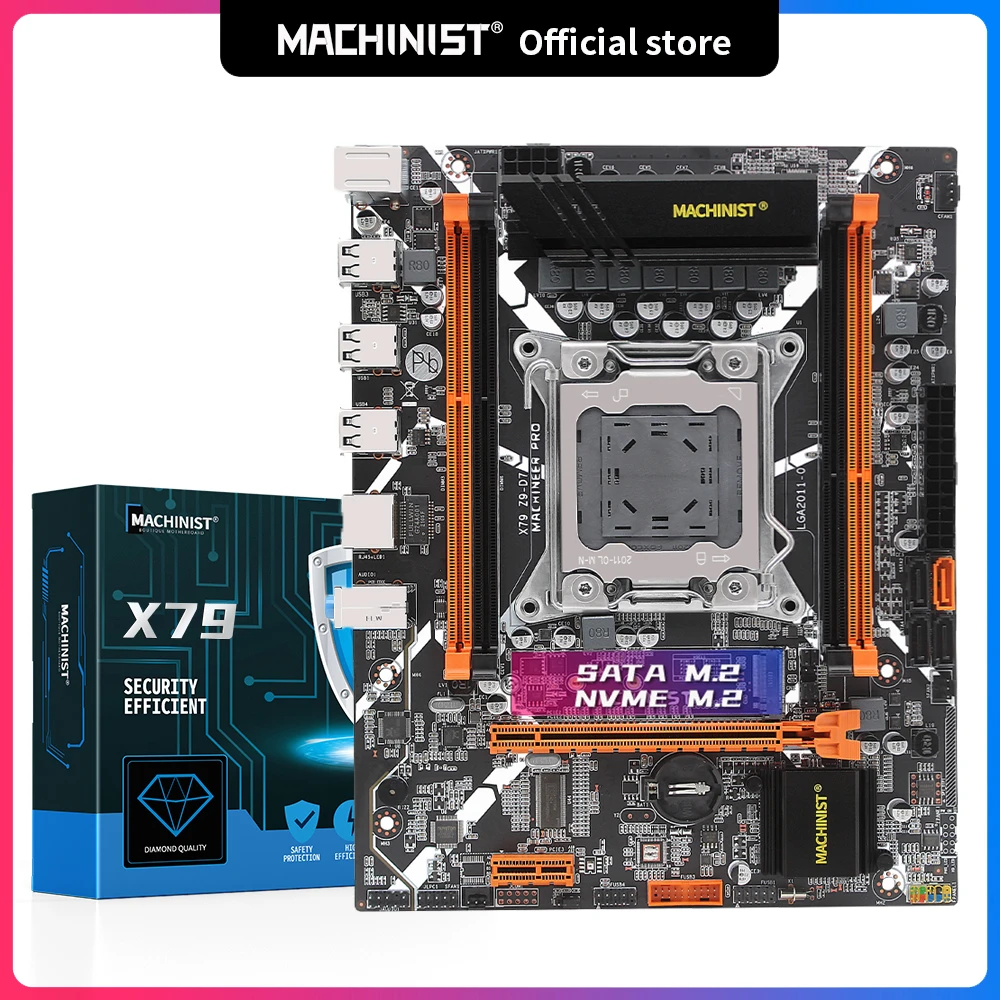 Machinist X79 Motherboard Lga 2011 Support Ddr3 Reg Ecc Ram Memory Xeon ...