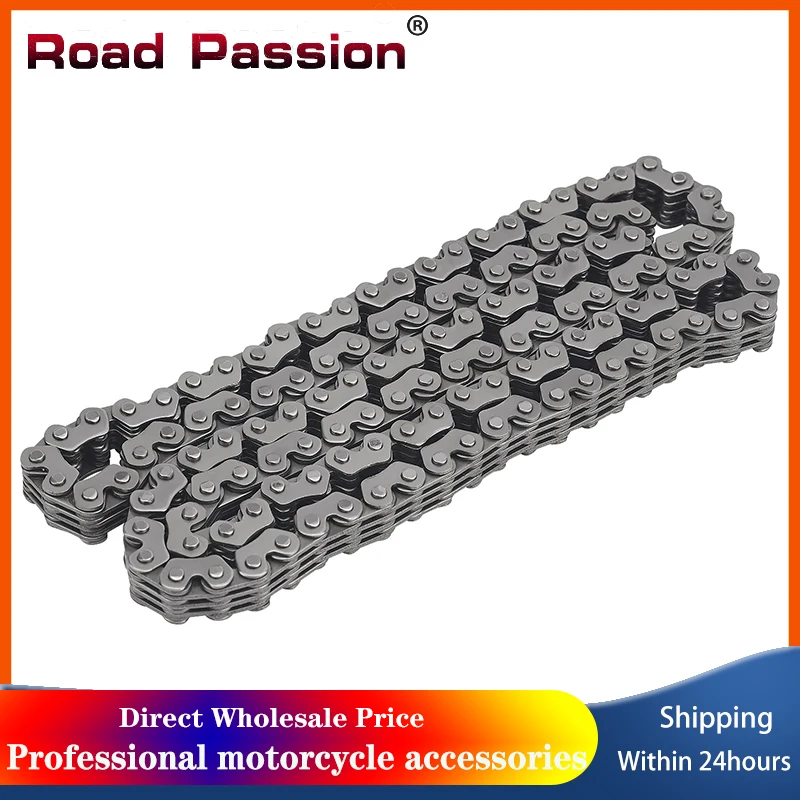 Motorcycle Crankshaft Cam Timing Chain 4+5 136 Links For YAMAHA SRX250 ...