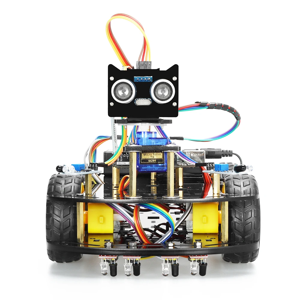 Kit-Rob-tico-Profissional-para-Programa-o-Arduino-Smart-Robot-DIY-Projeto-Eletr-nico ...