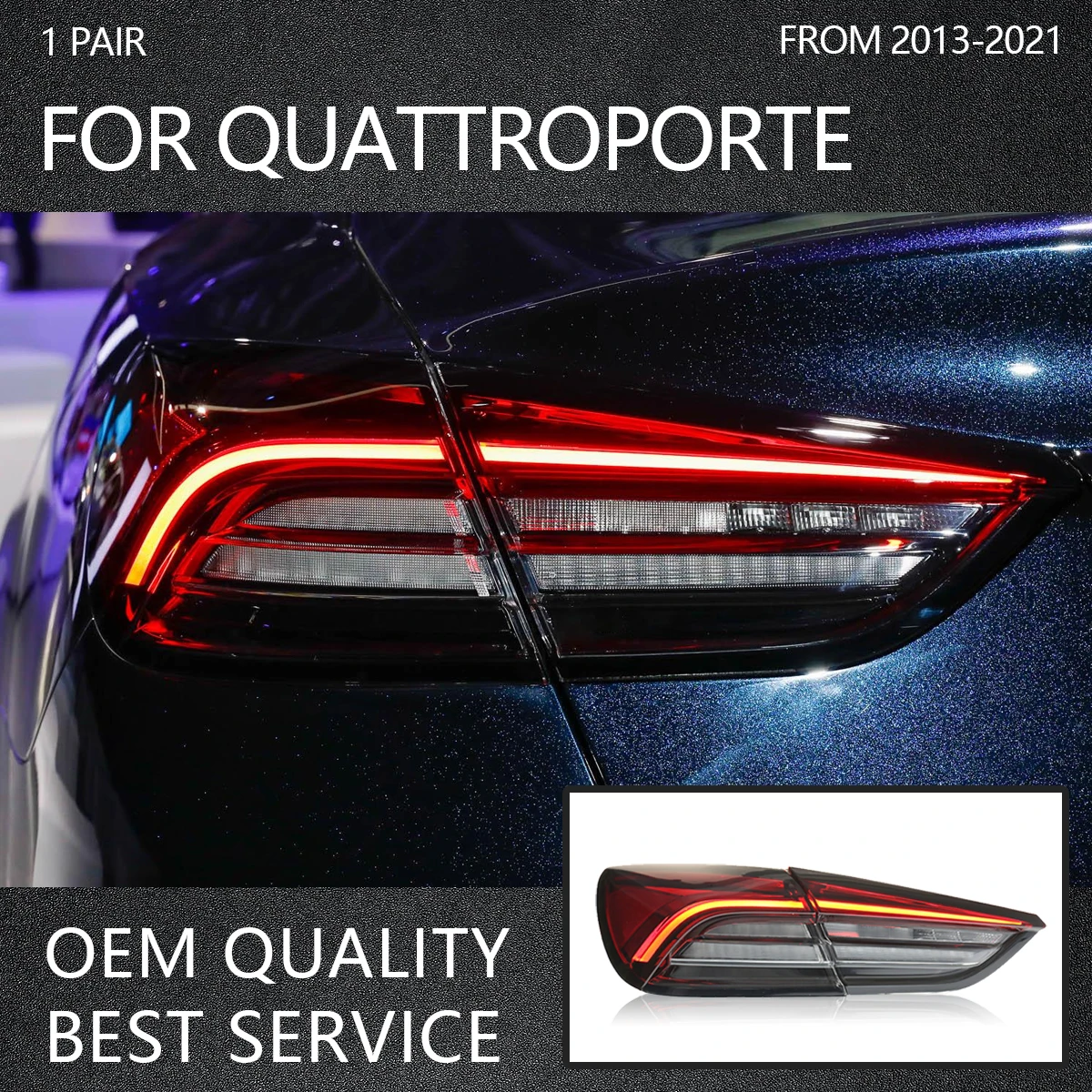 Car-Light-LED-Taillamps-For-Maserati-Quattroporte-Taillights-Assembly ...