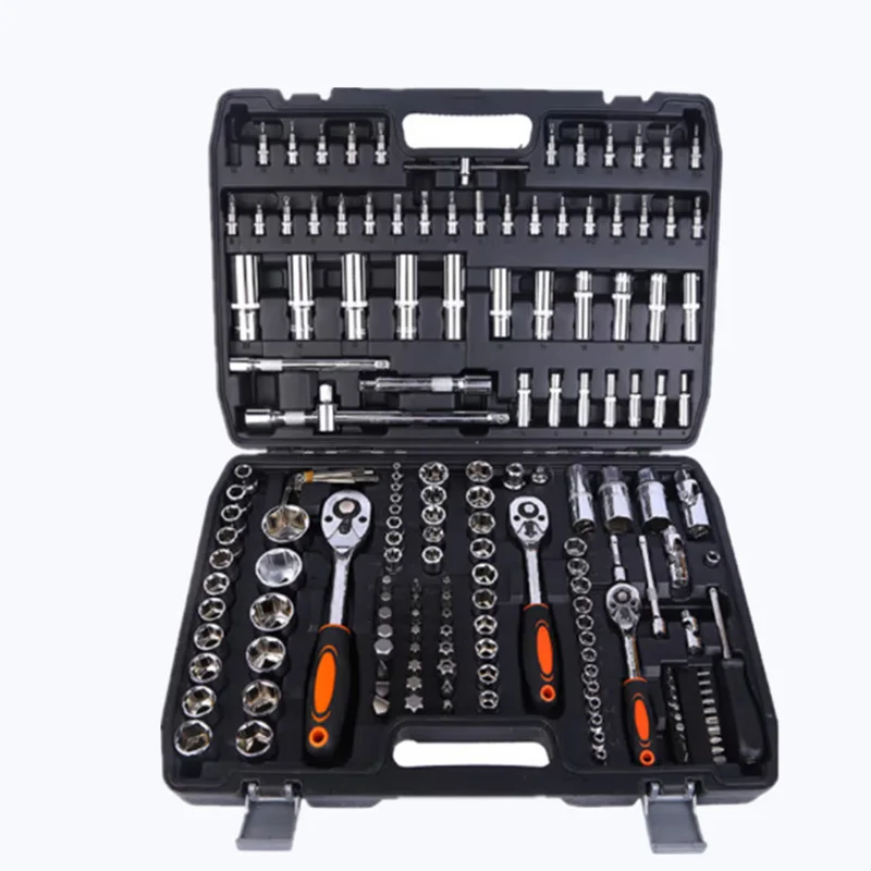 172Pcs-Ser-Heavy-Duty-Mechanical-Repair-Socket-Wrench-Set-Combination ...