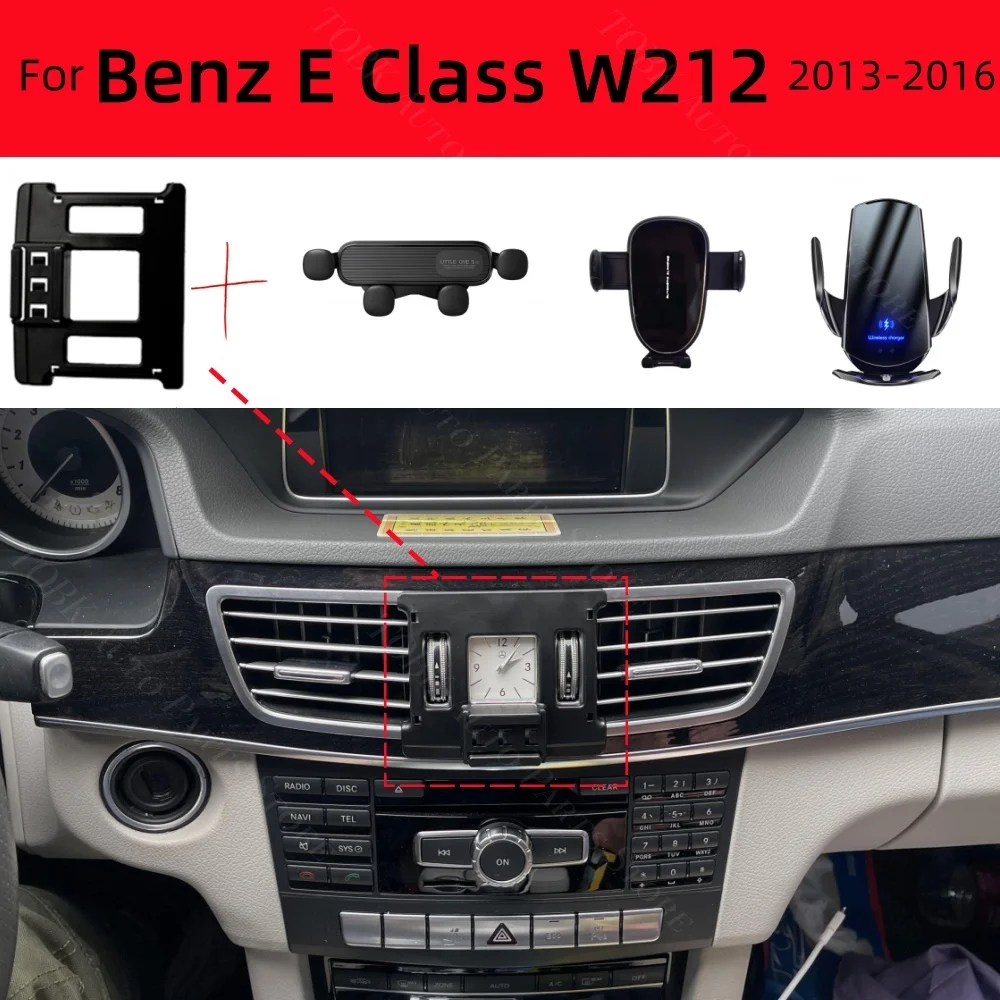 For Mercedes Benz E Class W212 2013-2016 Car Phone Holder Strong ...