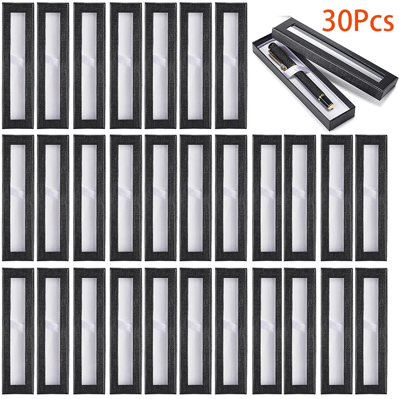 30Pcs Pen Box Paper Box Jewelry Gift Pen Box Heaven and Earth Cover ...