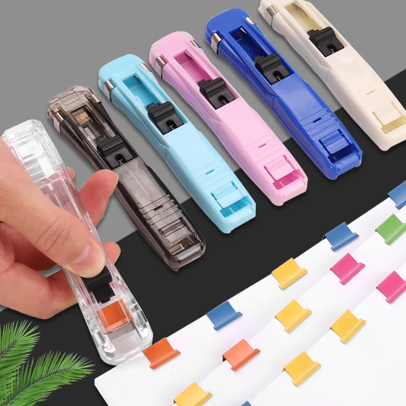 Binding Paperless Supplies Clip | Push Clamp Paper Clip | Paper Stapler ...