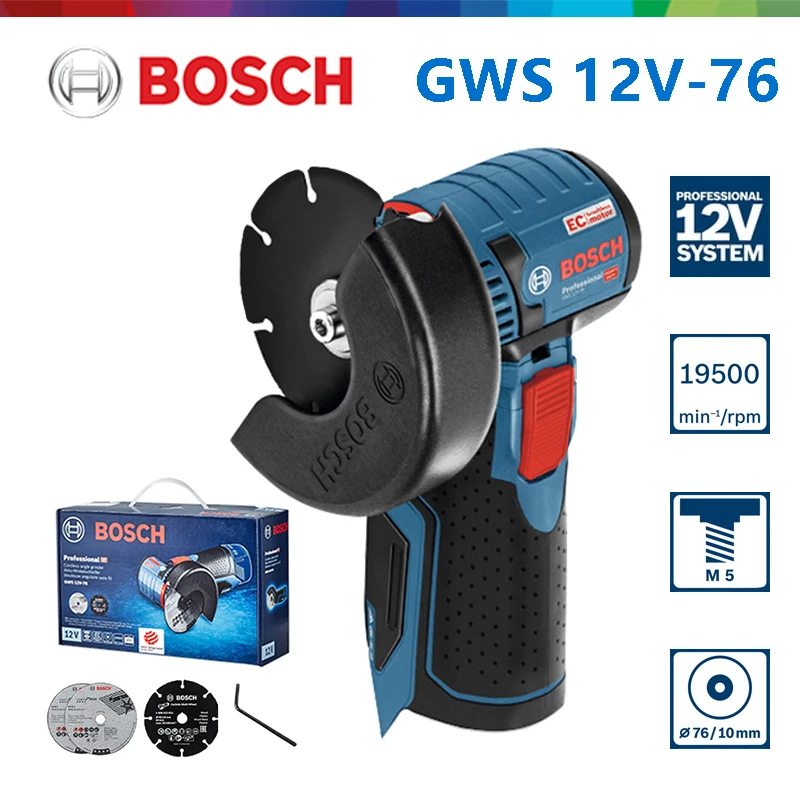 Original-BOSCH-GWS-12V-76-Cordless-Compact-76MM-Angle-Grinder-12V ...