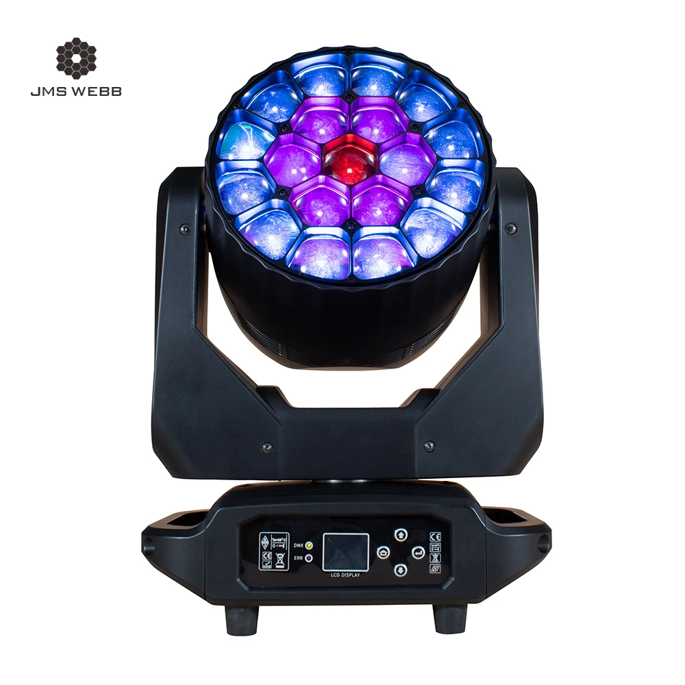 SHEHDS New Version LED RGBW Beam+Wash Big Bees Eyes Moving Head ...