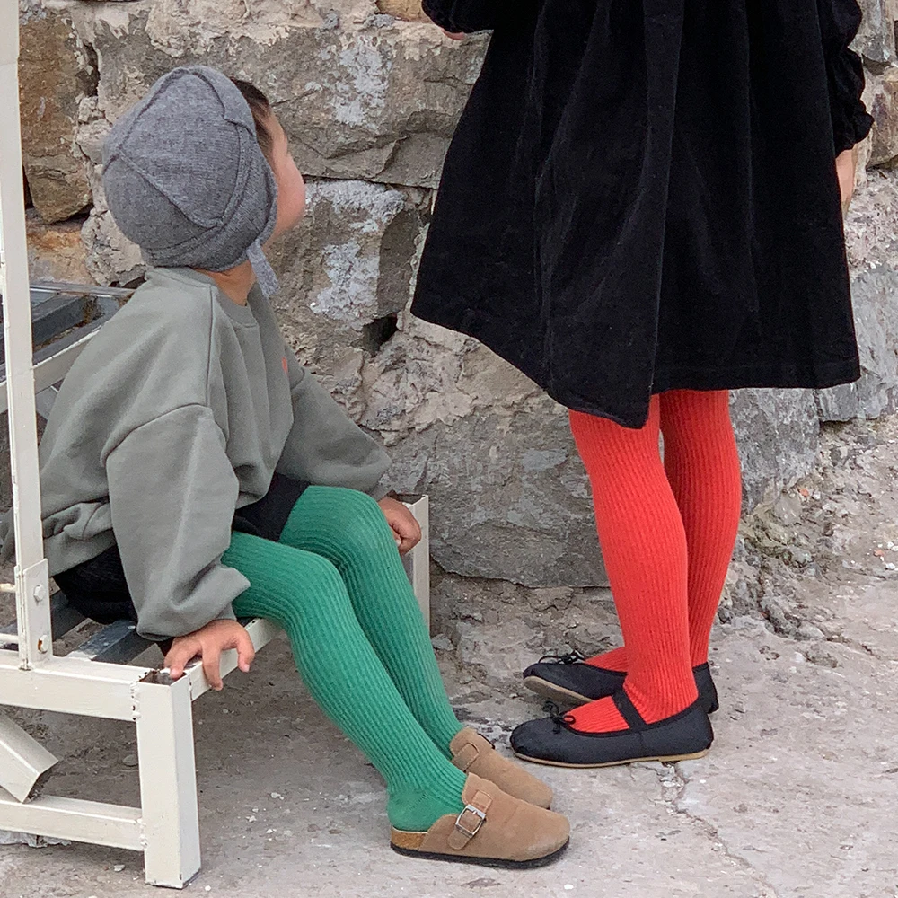 Kids-Cotton-Colored-Collants-crian-as-crian-a-meninas-menino-branco ...