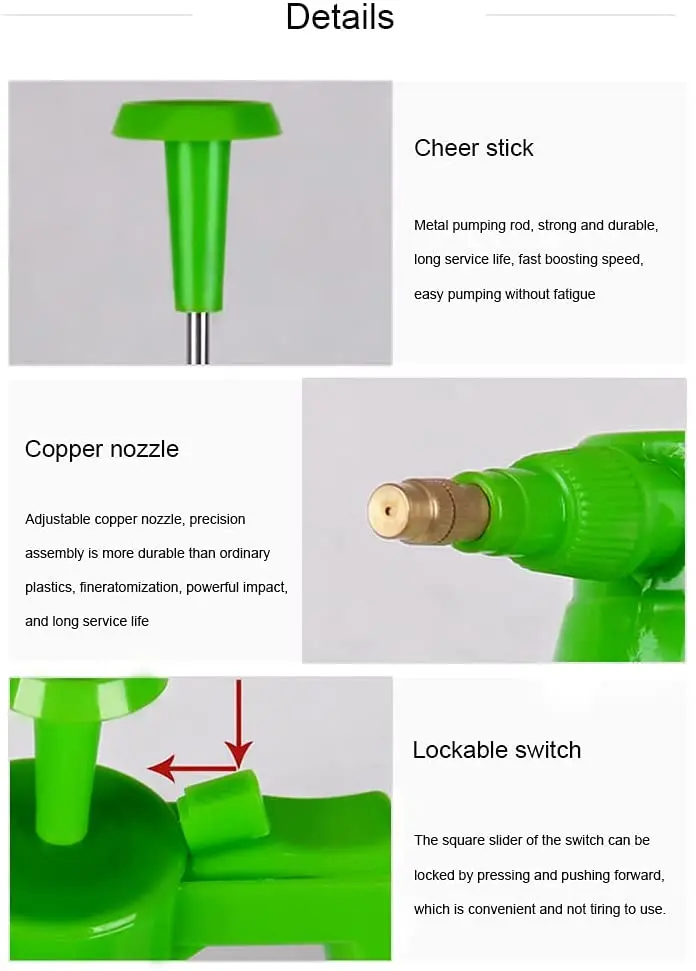 Pulvérisateur jardin,Pulvérisateurs d'eau de désinfection à pression manuelle, bouteille de ...