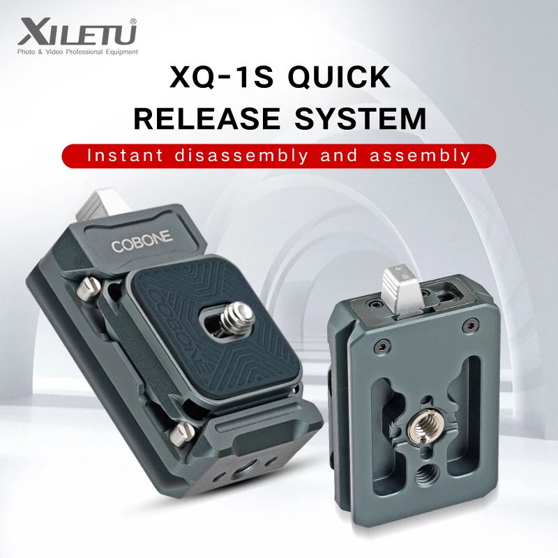 XILETU-XQ1S-Quick-Release-Plate-Clamp-with-Arca-Swiss-Quick-Release ...