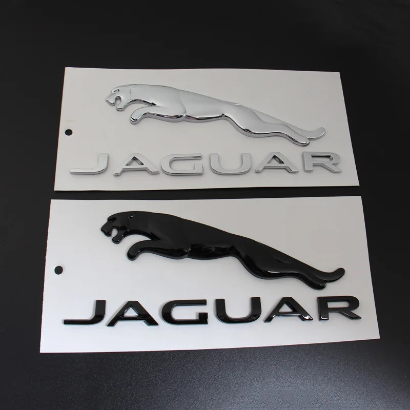 Applicable To Jaguar's Black Car Logo Xjxjlxeffspaceftype Rear Trunk ...