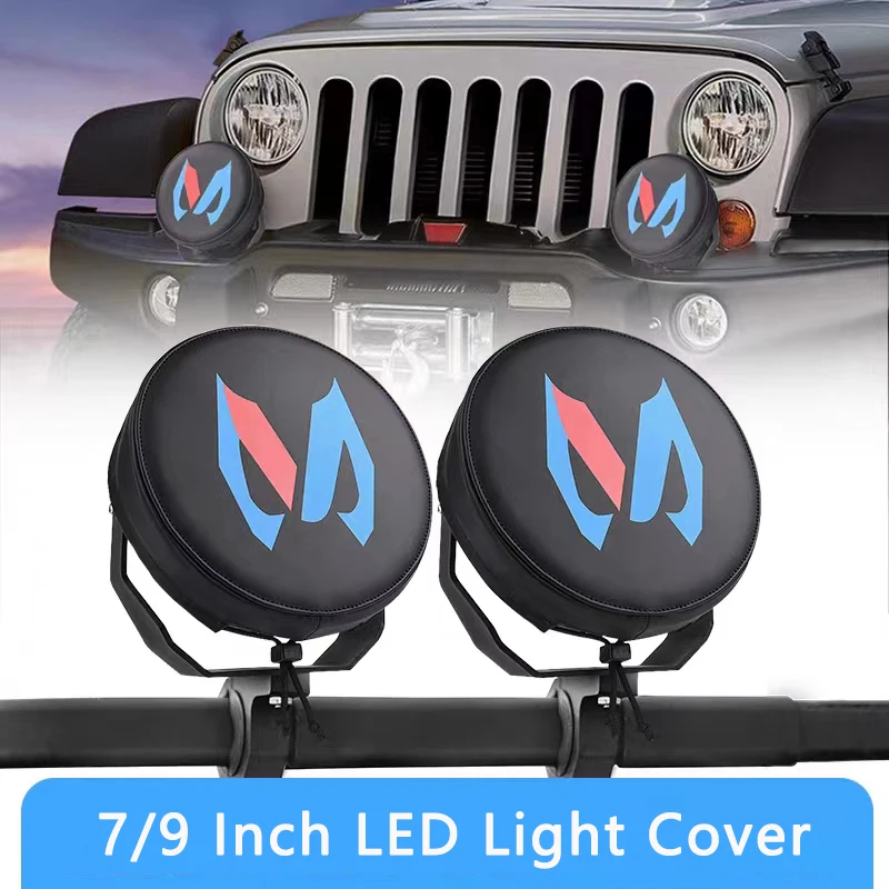 MICTUNING-7-inch-LED-Pods-Protective-Cover-LED-Cube-Light-Cover ...