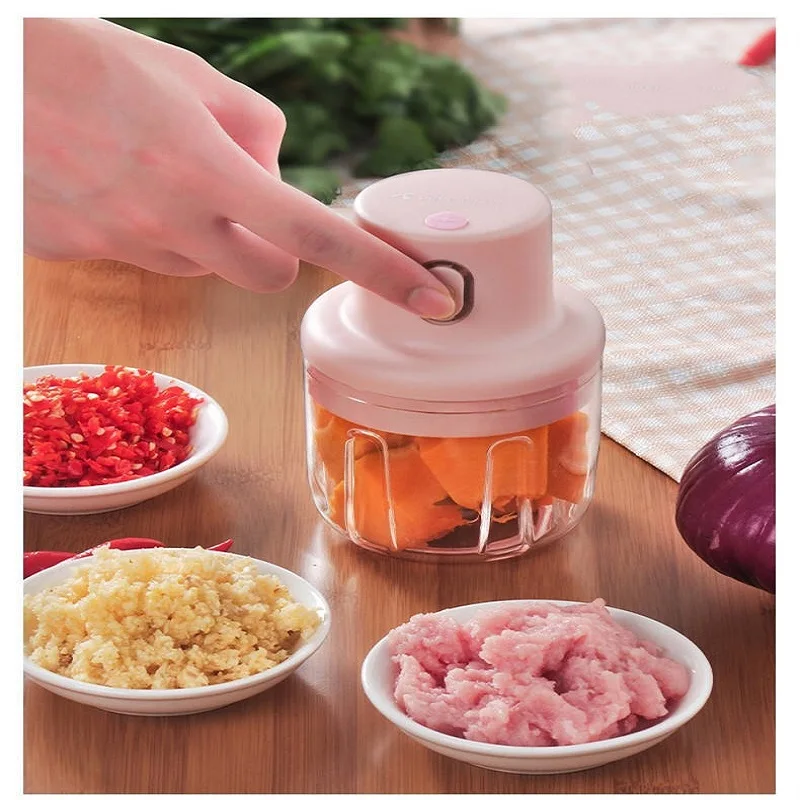 Multi-function-Processor-Electric-Mini-Food-Garlic-Vegetable-Chopper ...